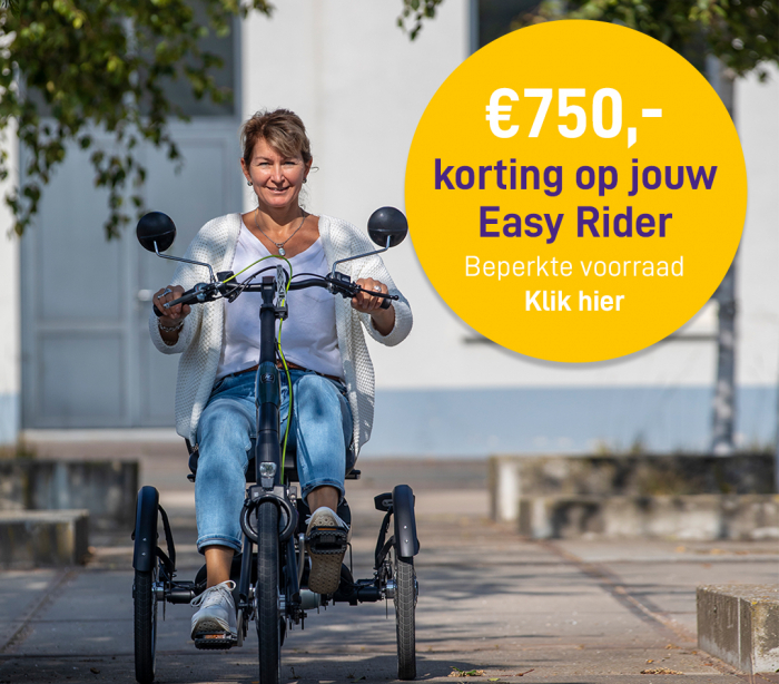 Aangepaste fiets om comfortabel op pad te gaan - Welzorg